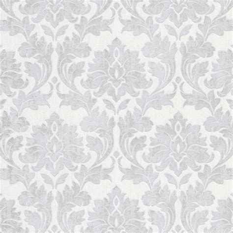 Tapeta Ornament Glamour Brokat Szary Siwy Srebrny Cena Opinie Tapety W