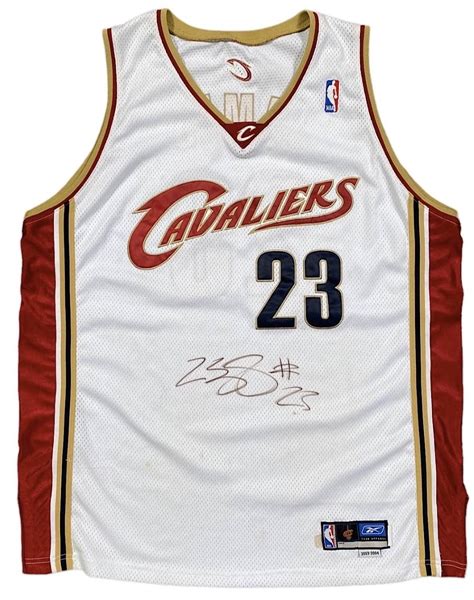 Lot Detail 2003 04 Lebron James Cleveland Cavaliers Rookie Signed