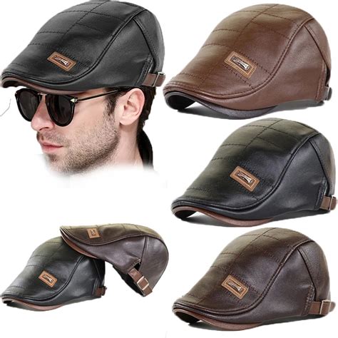 Lær Andy Cap Shelby