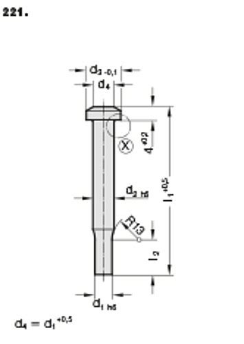 Schneidstempel Din 9844 Form B