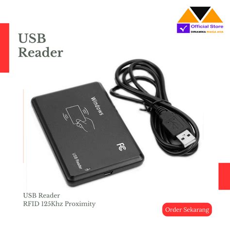 Jual RFID Reader 125 Khz Proximity Card USB Reader RFID 125 KHz Proximity Shopee Indonesia