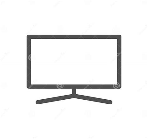 Monitor Icon Stock Vector Illustration Of Arrow Monitor 258989463