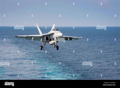 A U S Navy F A 18F Super Hornet Fighter Aircraft Attached To Strike