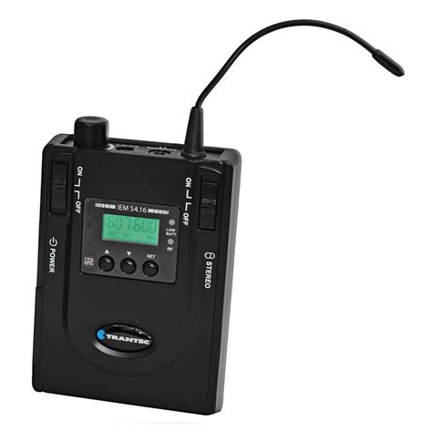 Trantec Iem S4 16 D04 In Ear Monitoring System Ch70 At Gear4music