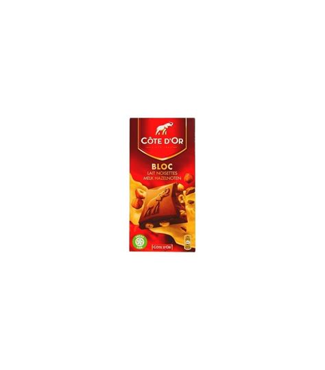 Cote D Or Bloc Whole Hazelnuts Milk Choc 180 G CHOCKIES