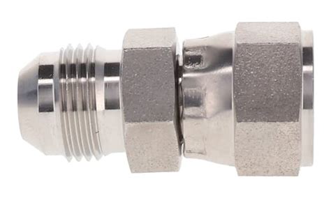 3 8 Jic Male X 3 8 Jic Female Swivel Stainless Steel Titan Fittings