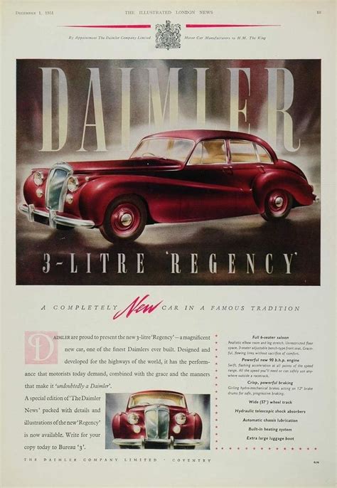 Pin By Tobias Vemmenby On Daimler Car Ads Dream Cars Vintage Ads