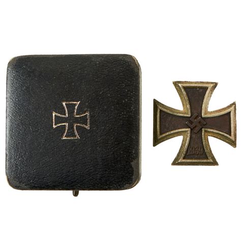 Original German Wwii Vaulted Iron Cross First Class 1939 By Cf Zimmer