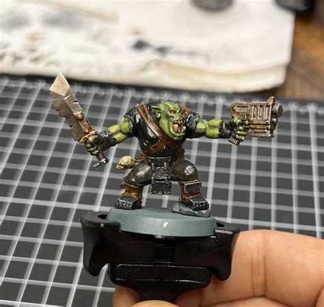 Technically Still Orktober So Painted My Very First 40k Model What Do