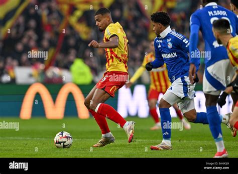 Andy Diouf 18 Of Lens Pictured During The Mcdonalds Ligue 1 Matchday 22 Game In The 2024 2025