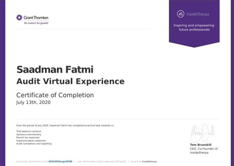 Saadman Mehraj On Linkedin Insidesherpa Grantthornton Audit