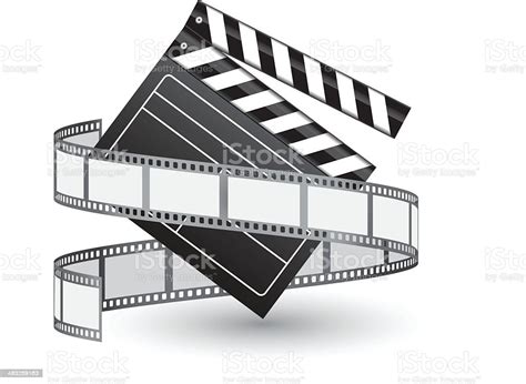 필름 릴 및 Clapper벡터 필름 릴에 대한 스톡 벡터 아트 및 기타 이미지 필름 릴 카메라 필름 영화 Istock