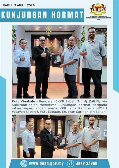 Jkkp Kunjungan Hormat Kota Kinabalu Pengarah Jkkp Sabah Tn Hj