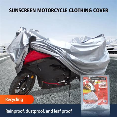 Cubierta Protectora Exterior Para Motocicleta Cubierta Impermeable A Prueba De Lluvia Polvo Y