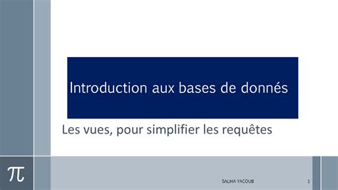 SOLUTION SQL Les Vues Pour Simplifier Les Requetes Studypool