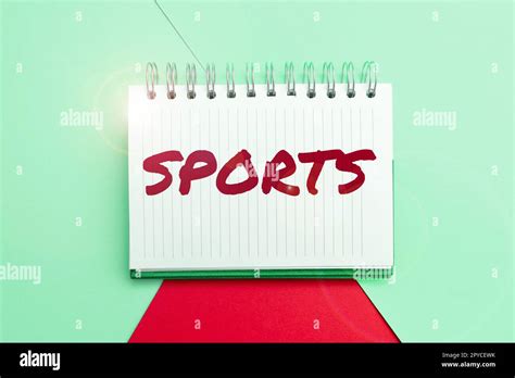 Conceptual Display Sports Concept Meaning Activity Physical Exertion