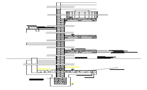 Retaining Wall Design 2d Drawings Dwg File Cadbull