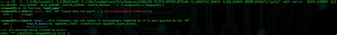 ‘if Clause Does Not Guard Werrormisleading Indentation · Issue
