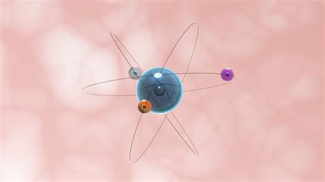 Motion Of Atom Spheres With Pink Organic Background 3d Rendering 27740243 Stock Video At Vecteezy