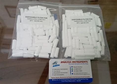 Dissolution Cannula Filter For Laboratory Packaging Type Box At Piece In Vasai Virar