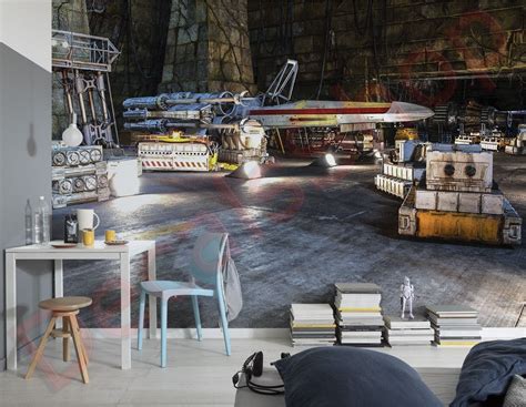 3d Star Wars Rebel Base Large Huge Vinyl Sticker Mural Wallpaper Art