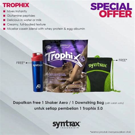 Jual Syntrax TROPHIX Protein Concentrate 5 lbs / BPOM | Shopee Indonesia