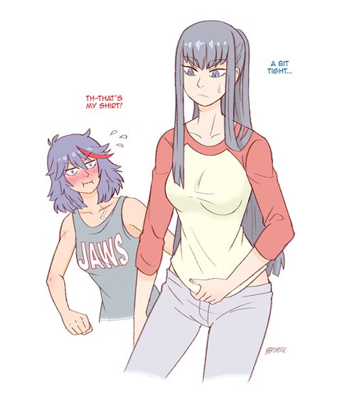 Matoi Ryuuko And Kiryuuin Satsuki Kill La Kill Drawn By Herokick