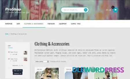 Download Proshop Storefront V WooCommerce Free DLEWordPress