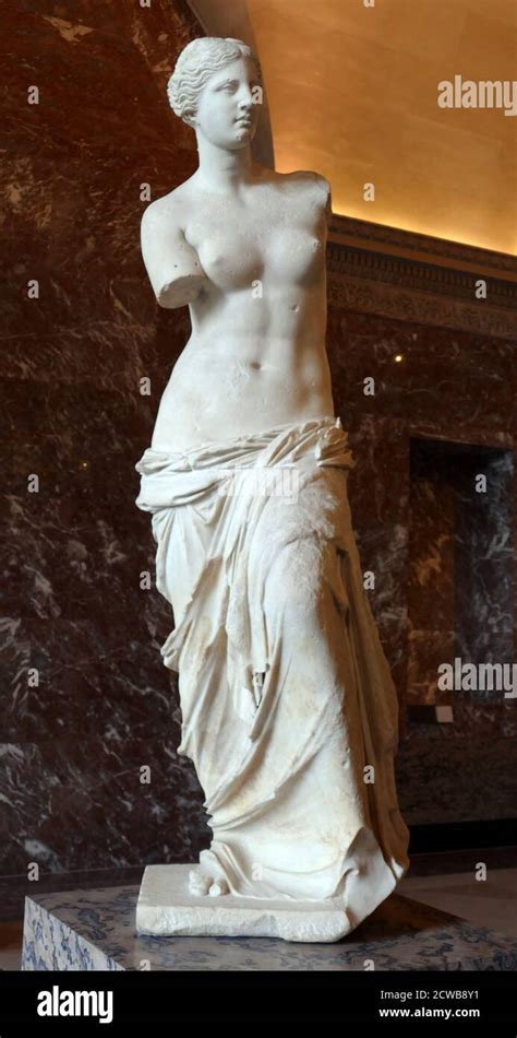 Marble Sculpture Known As The Venus De Milo By Alexandros Of Antioch