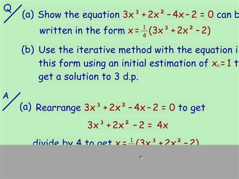 Iteration Method Staircase And Cobweb Diagrams Teaching Resources