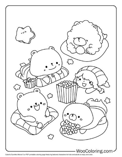 100 Sumikko Gurashi Coloring Pages Free Pdf To Print Woo Coloring