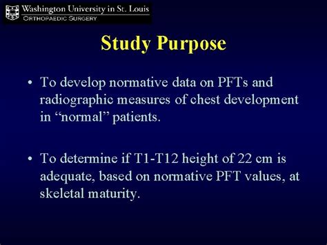 Normative Data Of Pulmonary Function Tests And Measures