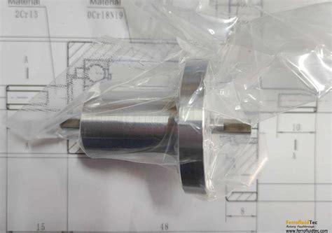 Vacuum Rotary Feedthrough For Adiabatic Demagnetization Refrigerator