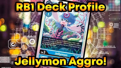 Digimon Tcg Jellymon Deck Profile English Rb1 Rising Wind Youtube