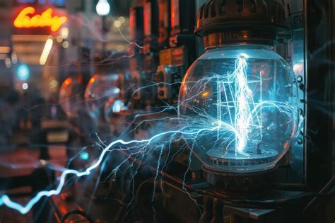 Exploring The Flux Capacitor Concept Premium Ai Generated Image