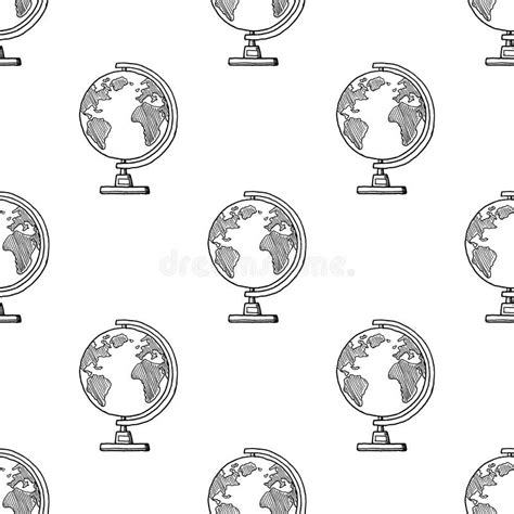 Hand Drawn Globe Isolated Stock Illustrations 6450 Hand Drawn Globe
