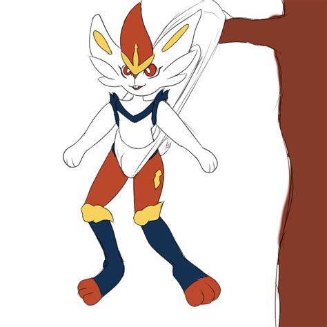 Cinderace Fun Hanging By Wedgie Furry Fur Affinity [dot] Net