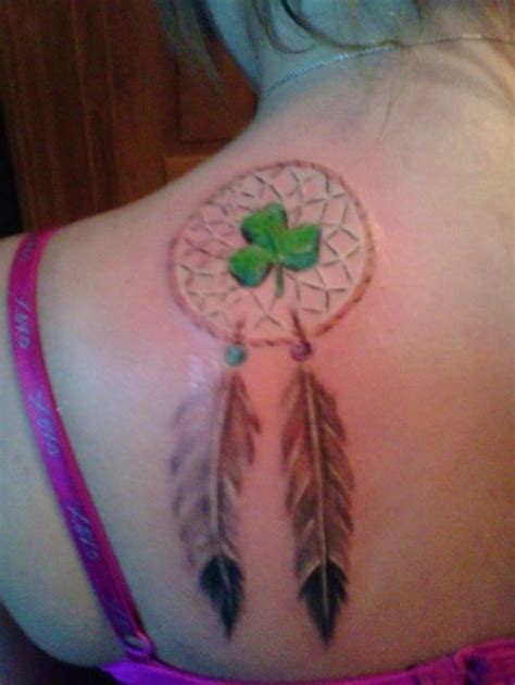 My Heritage Represented In A Unified Tattoo Irish Shamrock In An