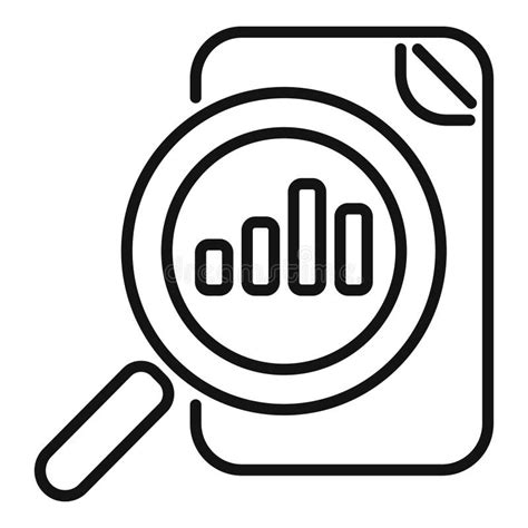 Magnifying Glass Analyzing Financial Document With Growing Bar Chart