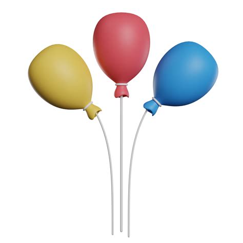 Balloons 3d Illustration 19955089 Png
