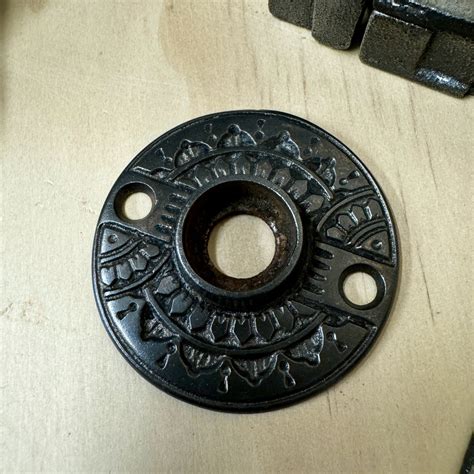 Antique Eastlake Doorknob And Rim Lock Set Historic House Salvage