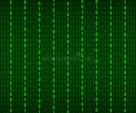 Background In A Matrix Style Falling Random Numbers Green Is Dominant
