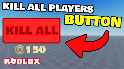 How To Make A Kill All Players Button In Roblox Studio Youtube