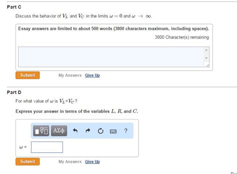 Solved An L R C Series Circuit Is Connected To An Ac Source Chegg