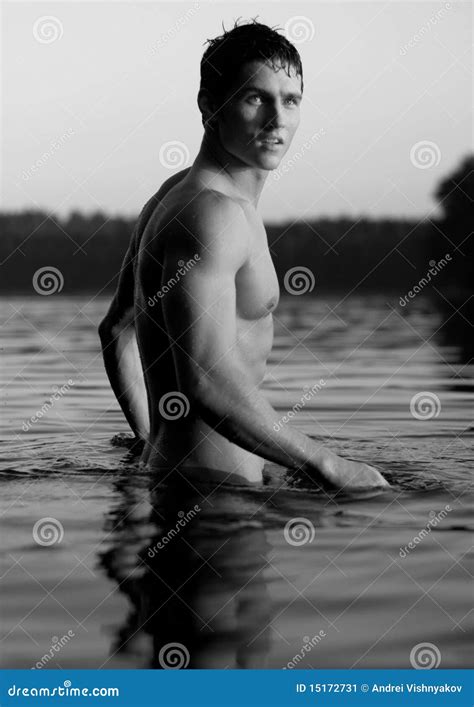 Model In The Water Stock Image Image Of Torso Young 15172731