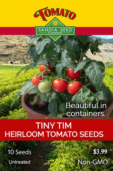Tiny Tim Tomato Seeds Sandia Seed Company