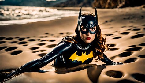 Tied Up Batgirl In Quicksand By Dudejg On Deviantart