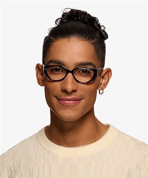 Vogue Eyewear Vo5439 Cat Eye Dark Tortoise Frame Eyeglasses