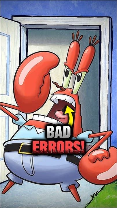 These Spongebob Errors Prove Even The Best Shows Mess Up 🤪 Spongebob Mistakes Shorts Youtube