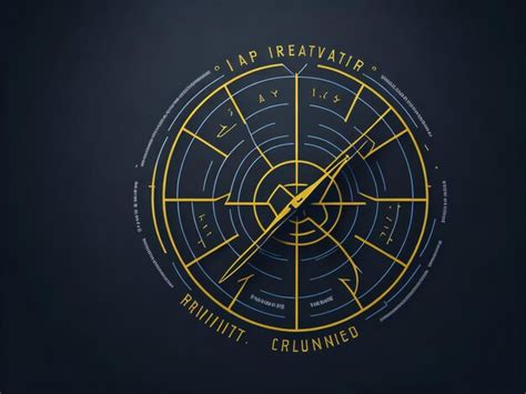 Premium Ai Image Compass Background